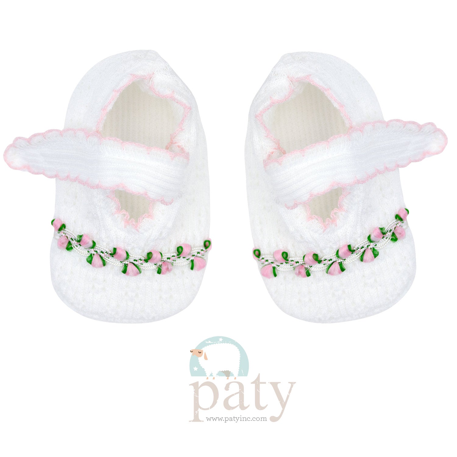 Paty Knit Crib Shoes (Ruth) 157RUTH – PatyInc